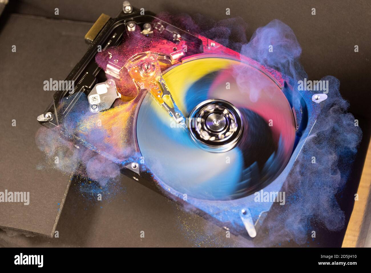 Hard drive blue red yellow hi-res stock photography and images - Alamy