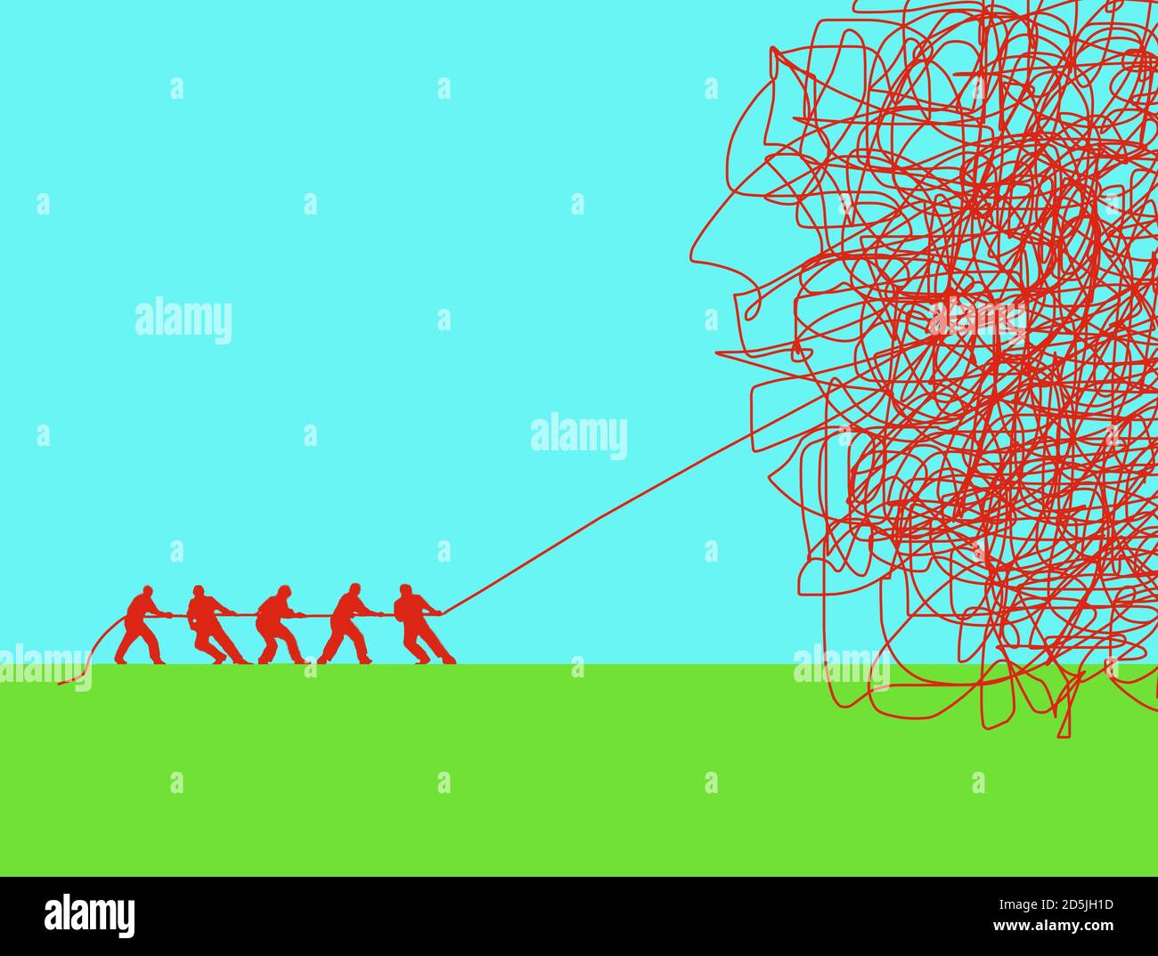 Pulling knot hi-res stock photography and images - Alamy