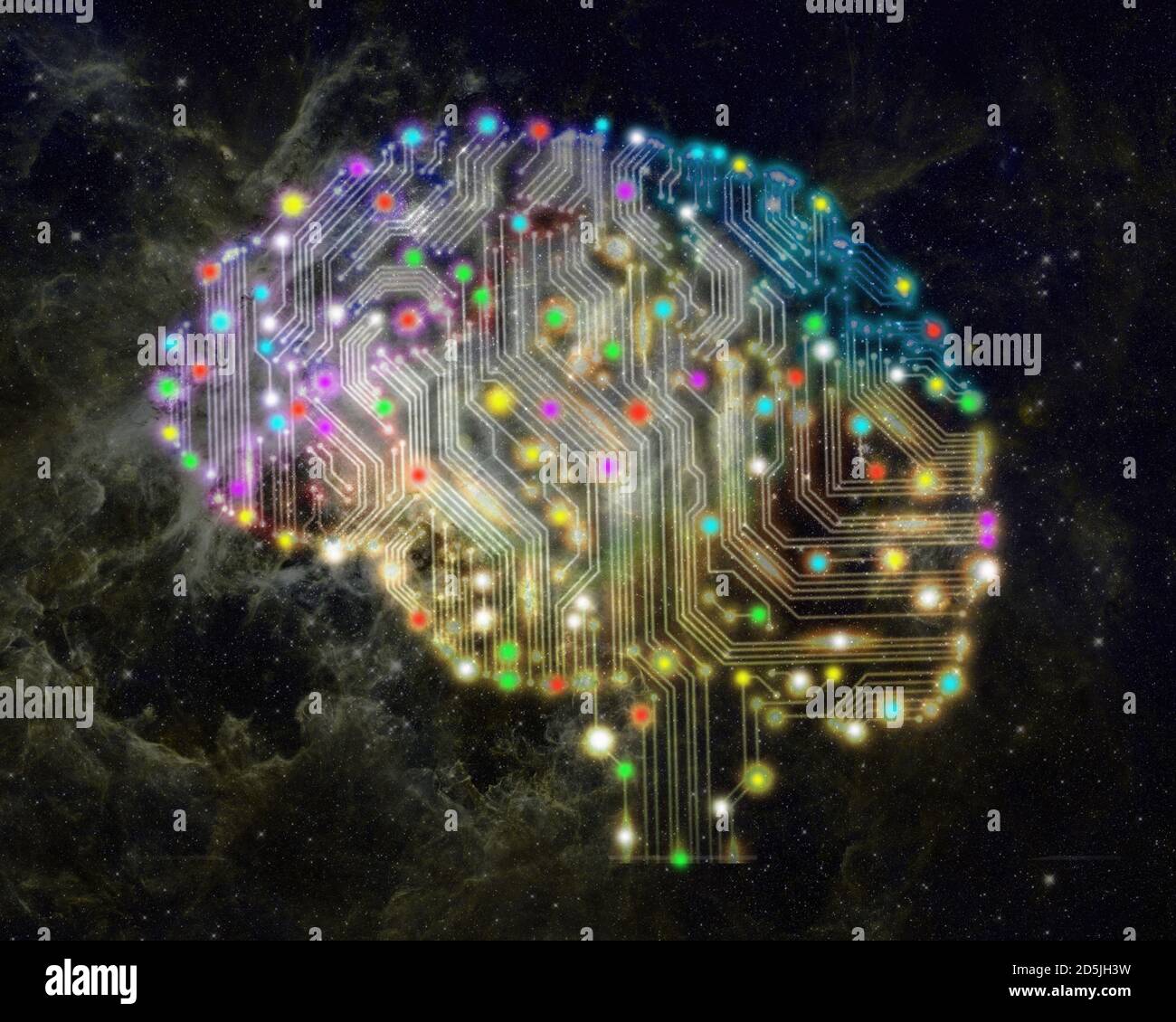 Lit up brain hi-res stock photography and images - Alamy