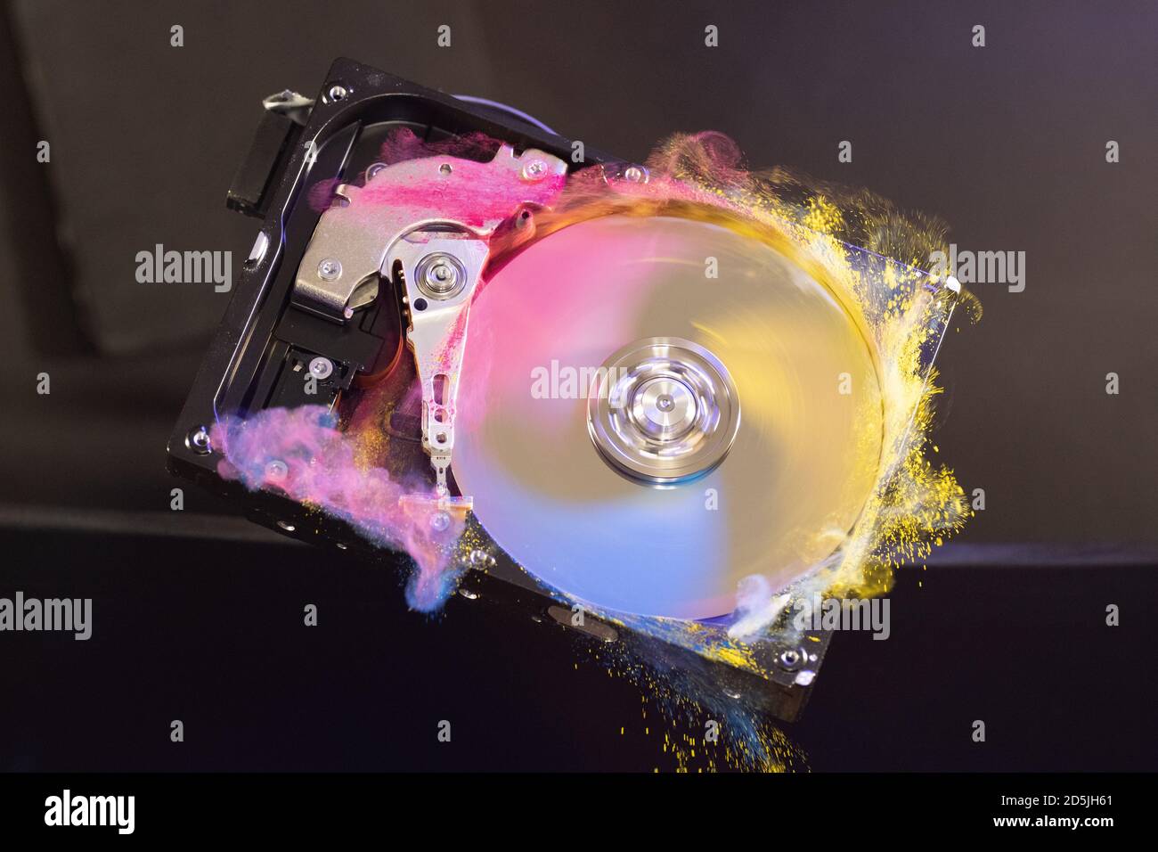Hard drive spinning color hi-res stock photography and images - Alamy