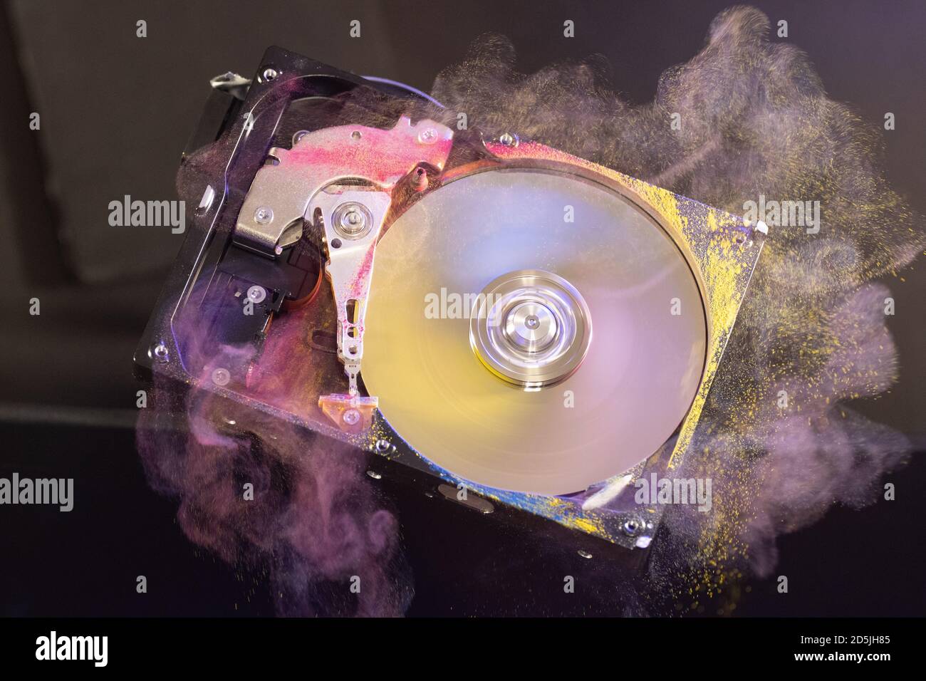 Hard drive spinning color hi-res stock photography and images - Alamy