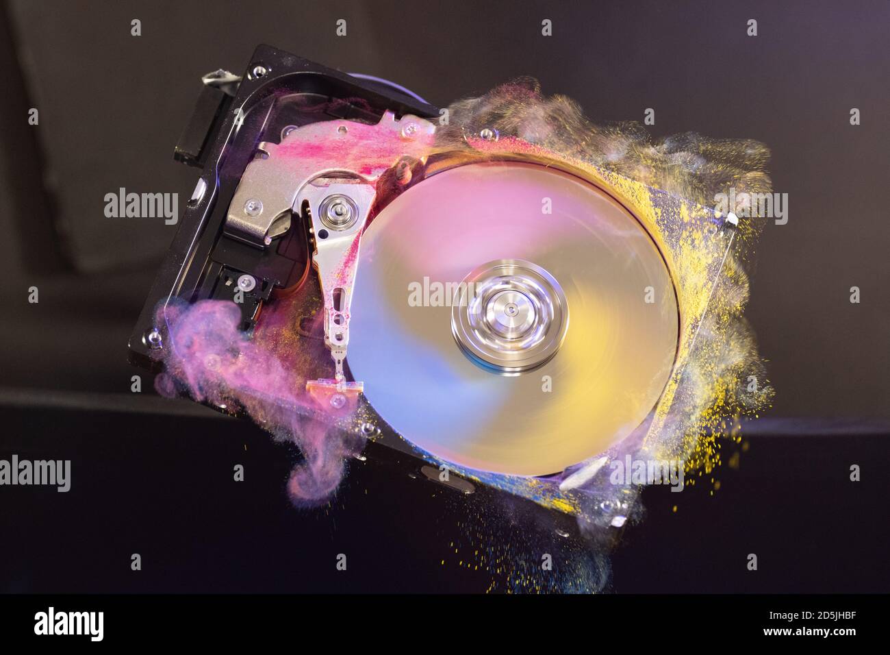 Hard drive spinning color hi-res stock photography and images - Alamy