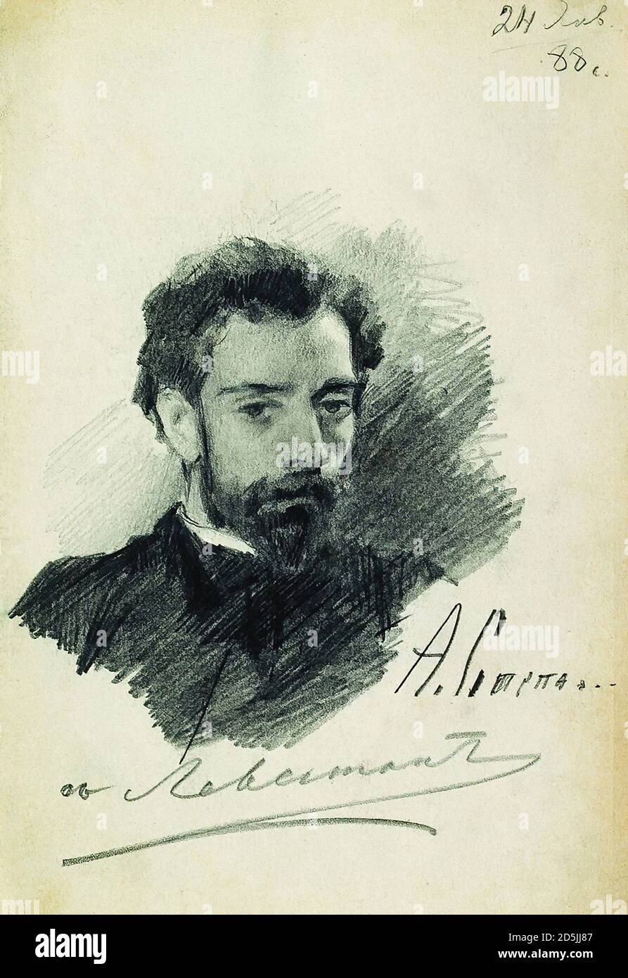 Isaac Levitan Self Portrait