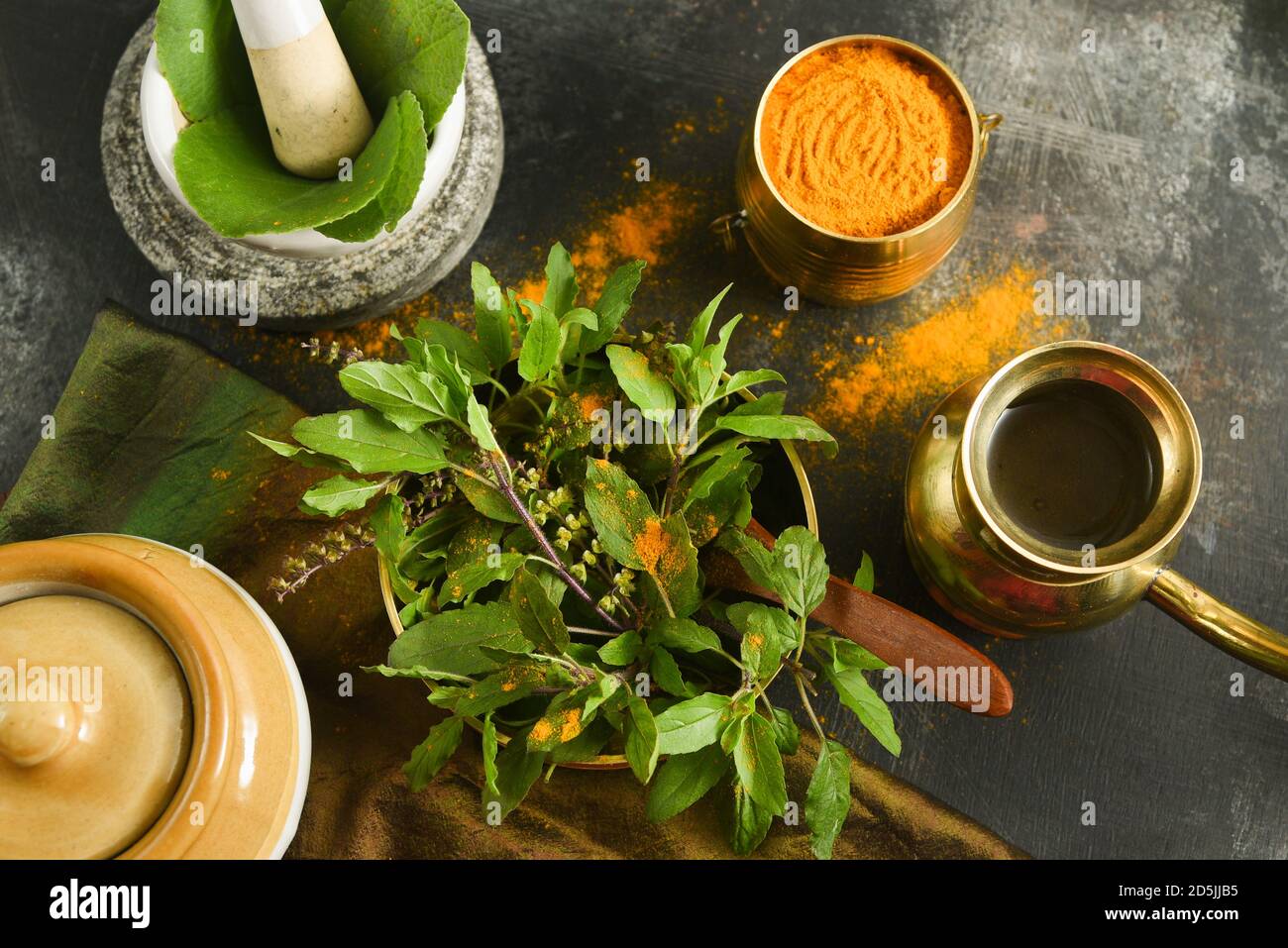 Indian tulsi hi-res stock photography and images - Alamy