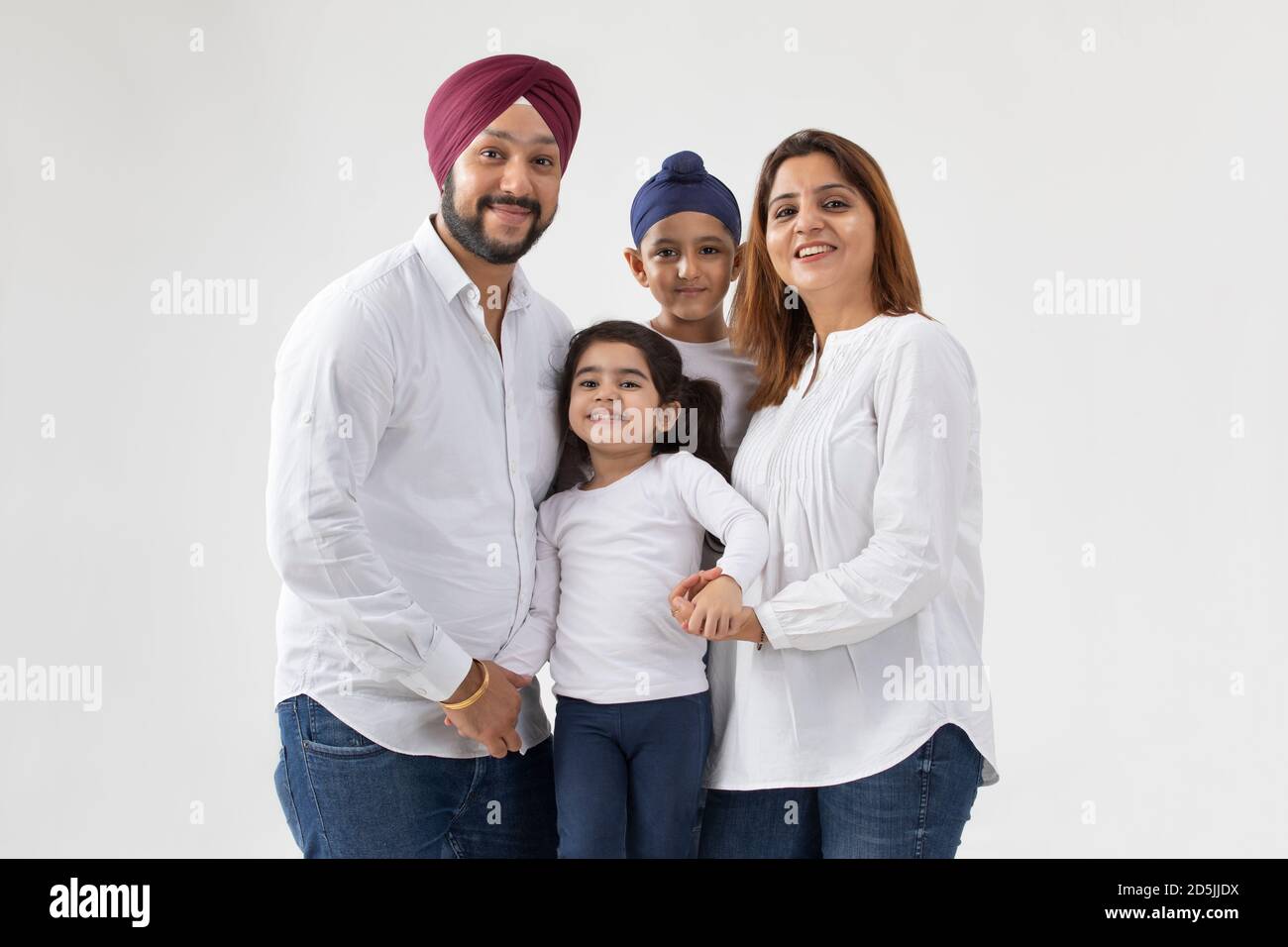 Happy Sikh Family
