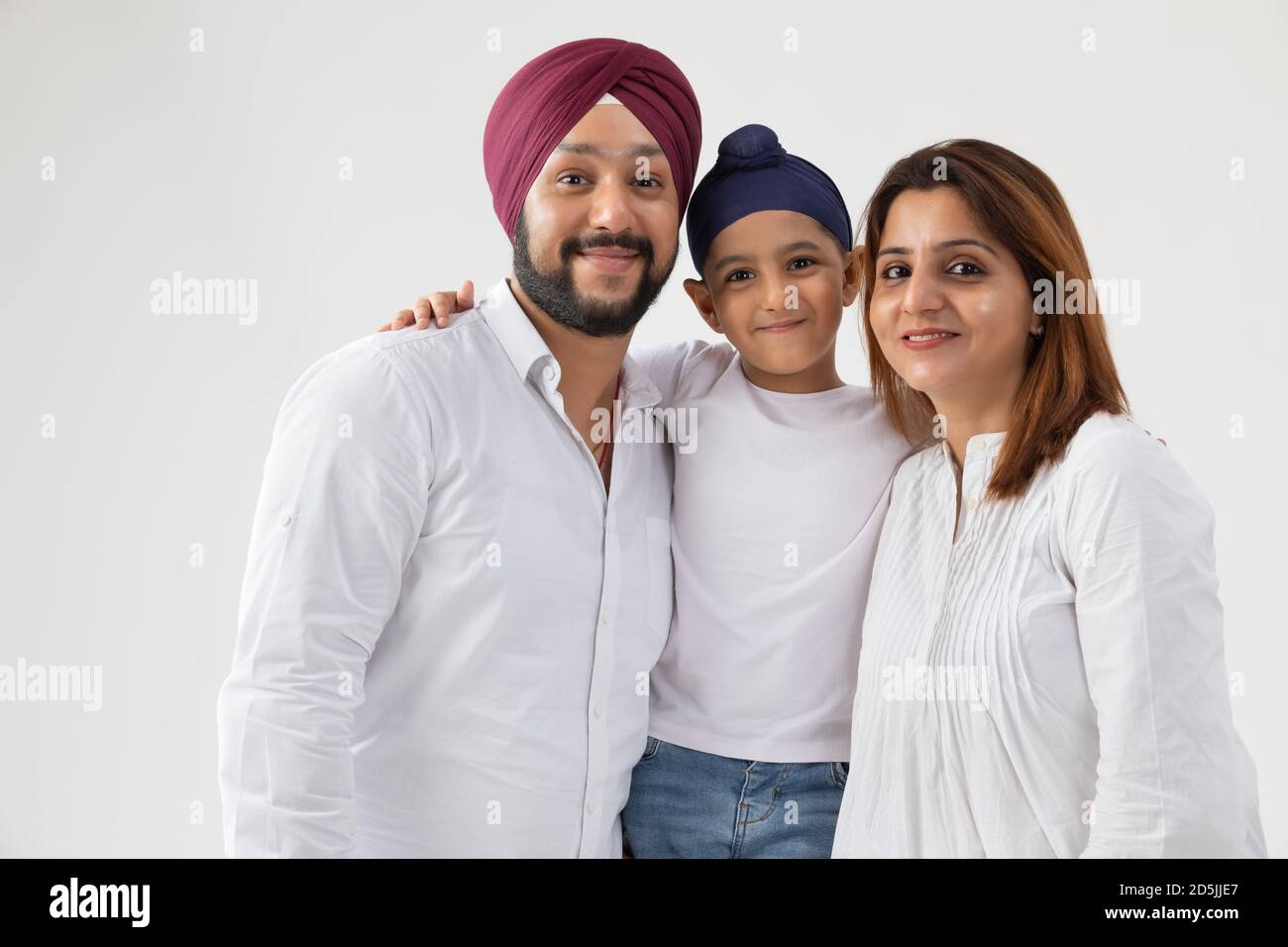 A HAPPY SIKH FAMILY Stock Photo - Alamy