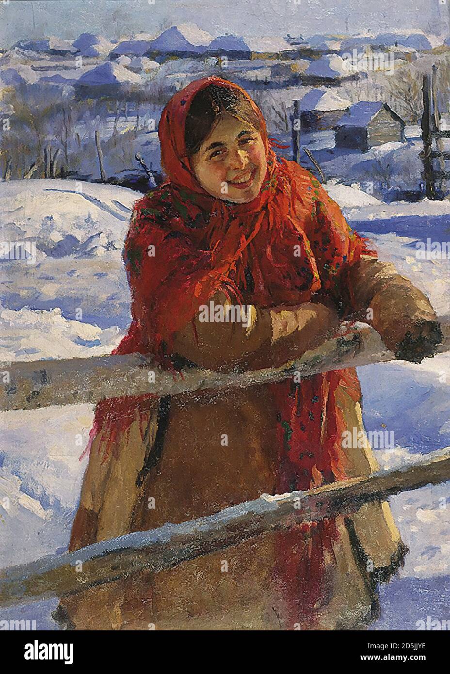 Russian winter painting hi-res stock photography and images - Alamy