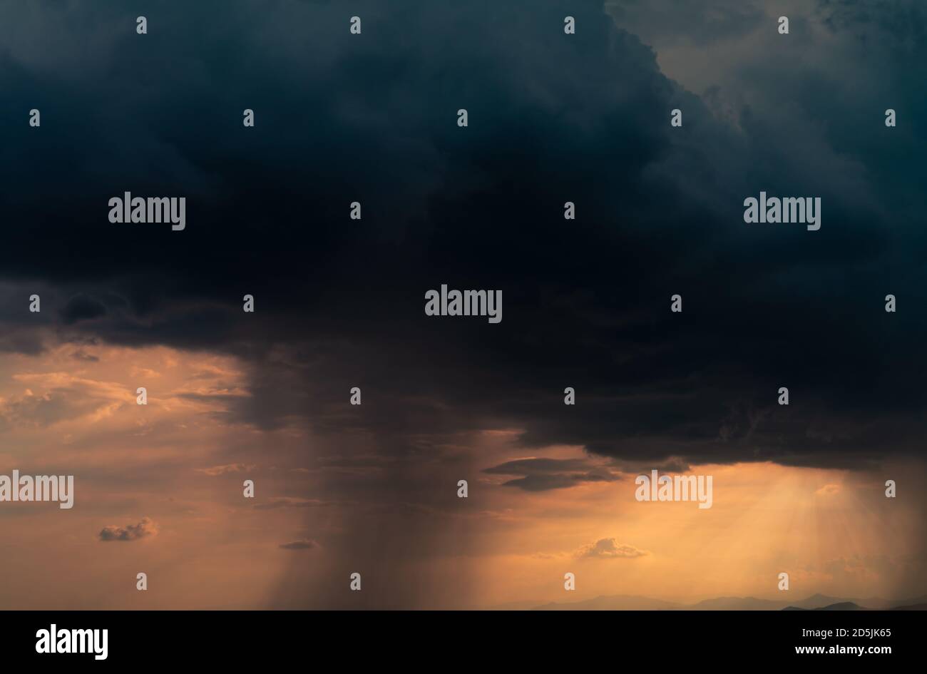 Dark dramatic sky and clouds. Background for death and sad concept ...