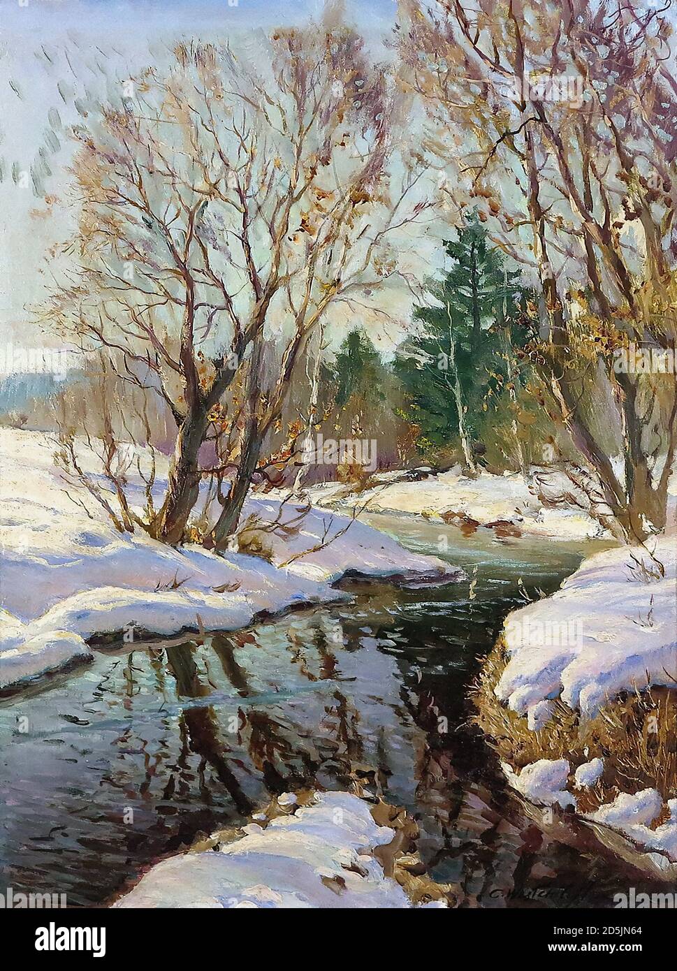 Veshchilov Constantine Alexandrovich - Winter in Chamoni - Russian ...