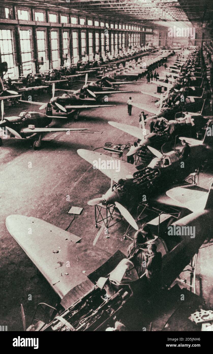 Ww2 Aircraft Production Line High Resolution Stock Photography and ...