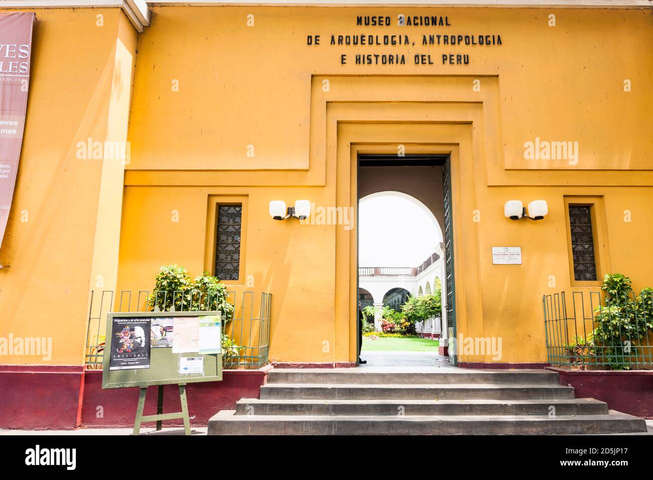 Entrance of "National Museum of Archaeology, Anthropology and History ...
