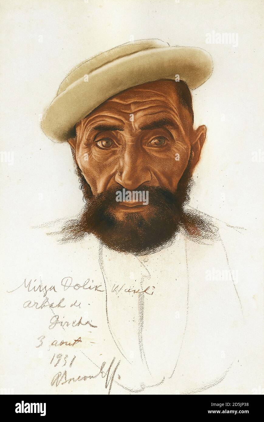 Yakovlev Aleksandr Evgenevich - Portrait of Mirza Dolik - Russian ...