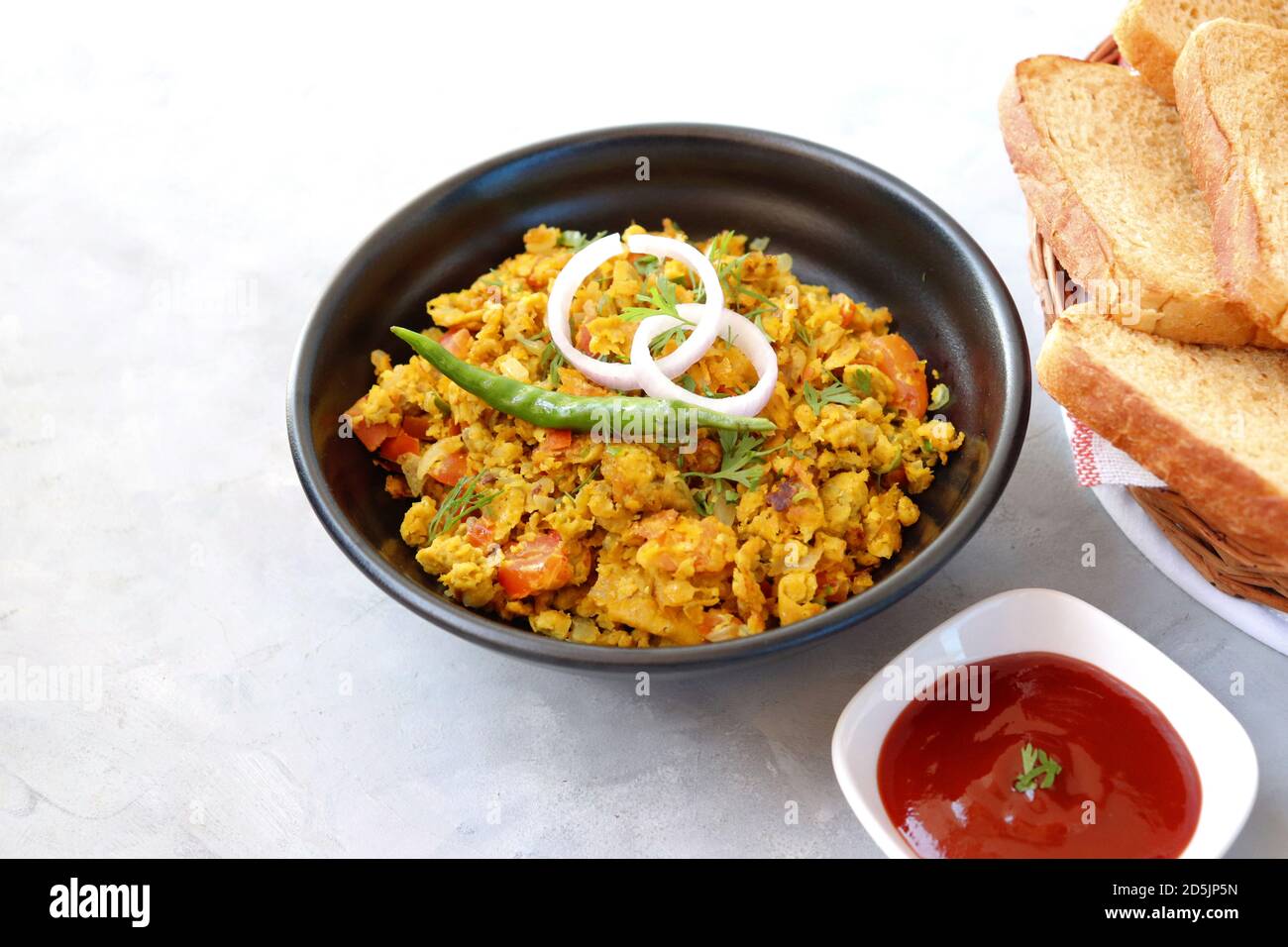 Indian Breakfast Dish - Parsi Akuri or Anda Bhurji or Indian spicy ...