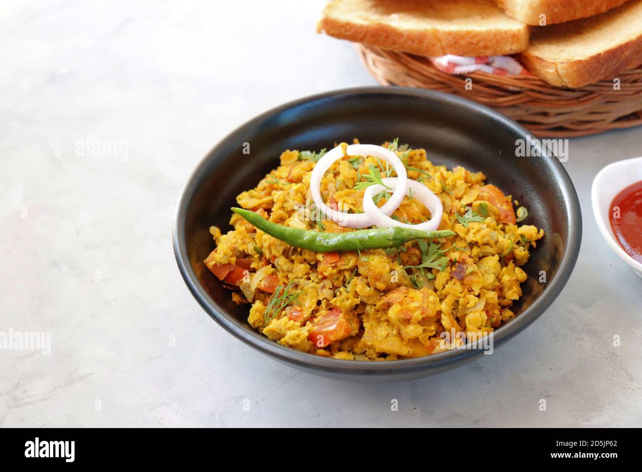 Indian Breakfast Dish - Parsi Akuri or Anda Bhurji or Indian spicy ...