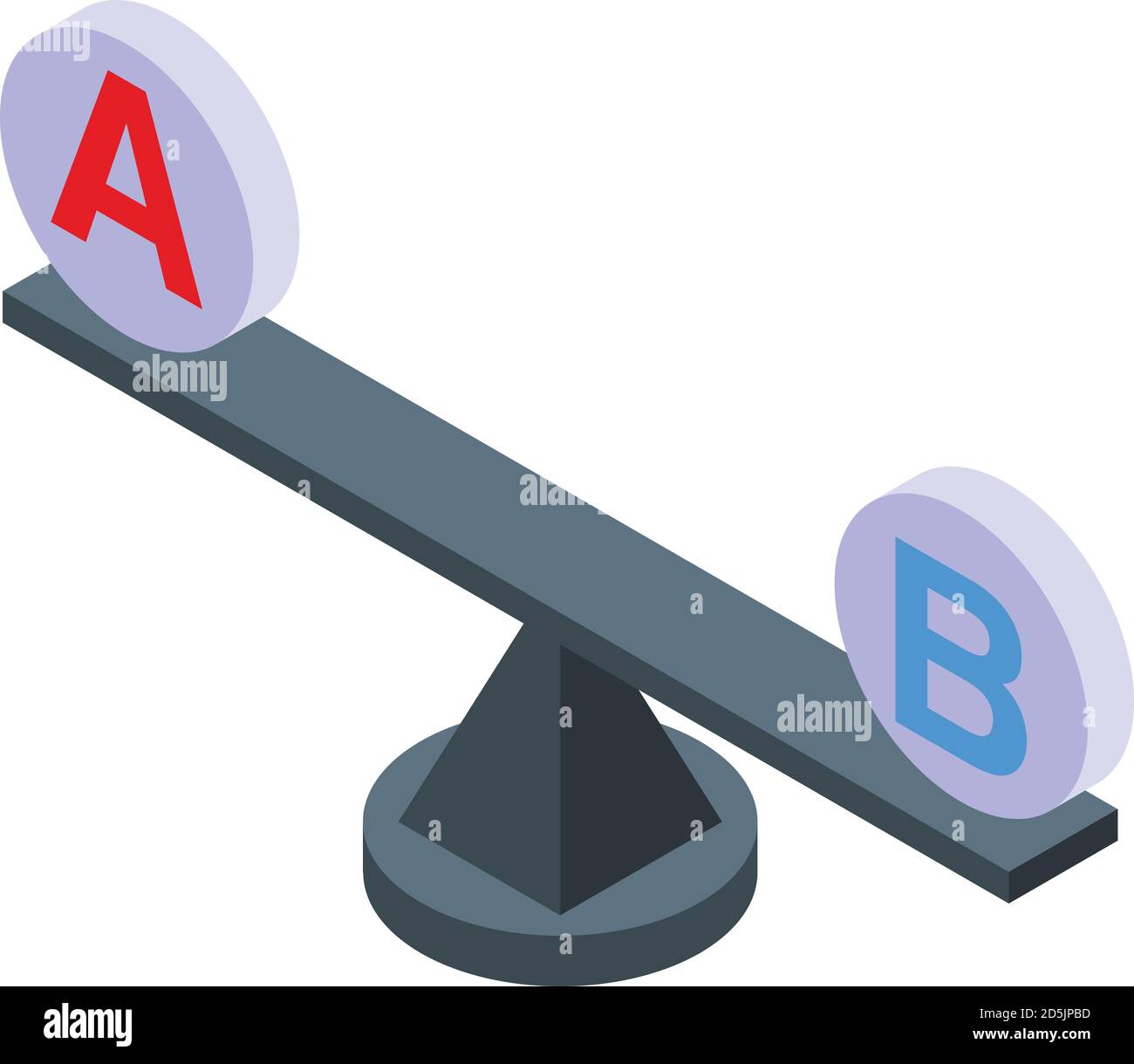 Scales comparison icon, isometric style Stock Vector Image & Art - Alamy