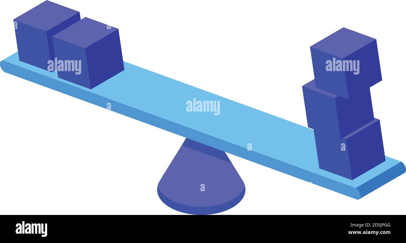 Cubes comparison icon, isometric style Stock Vector Image & Art - Alamy