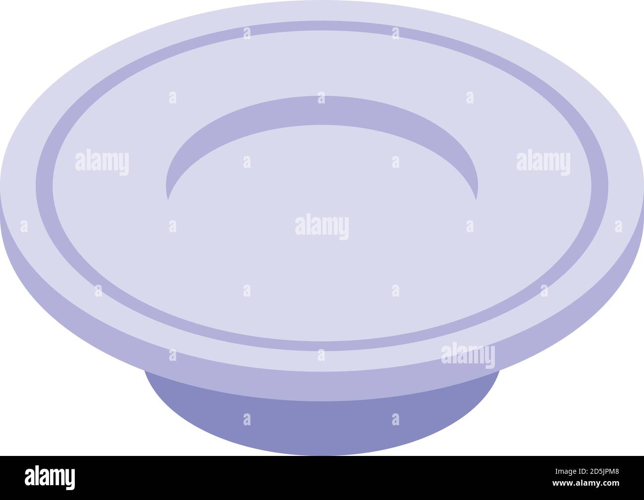 Cutlery plate icon, isometric style Stock Vector Image & Art - Alamy