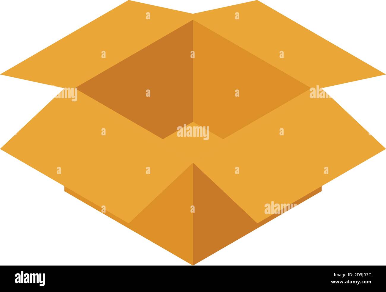 Open parcel box icon, isometric style Stock Vector Image & Art - Alamy