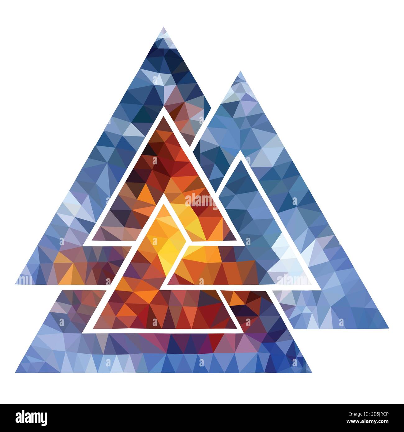 Valknut symbol hi-res stock photography and images - Alamy