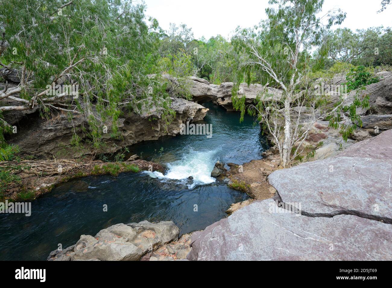 Scenic view of the Douglas River, Douglas Daly, Northern Territory, NT ...