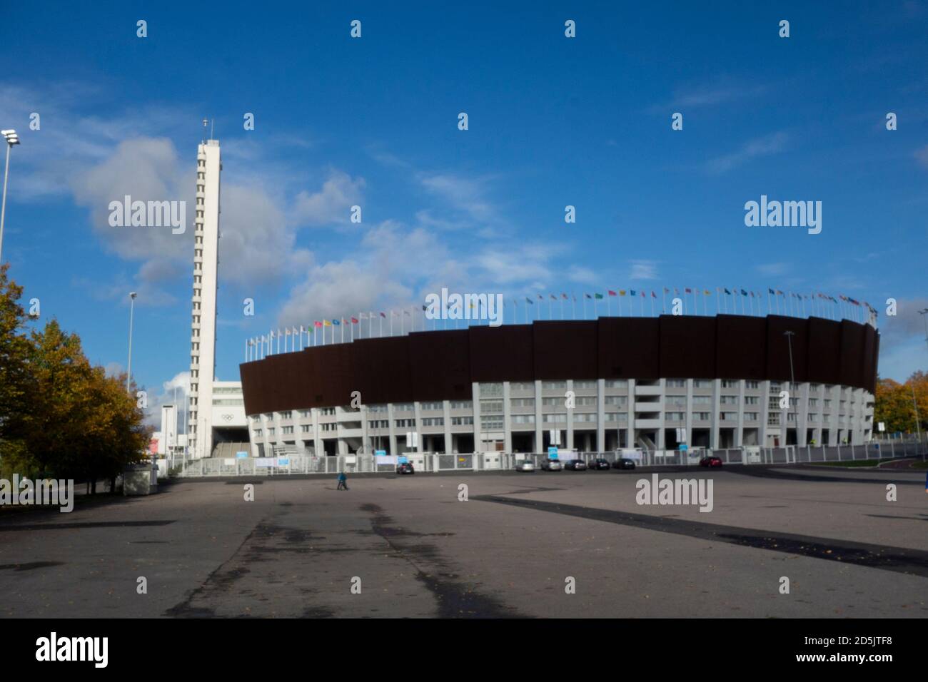 Helsinki olympic stadium helsingin olympiastadion hi-res stock ...