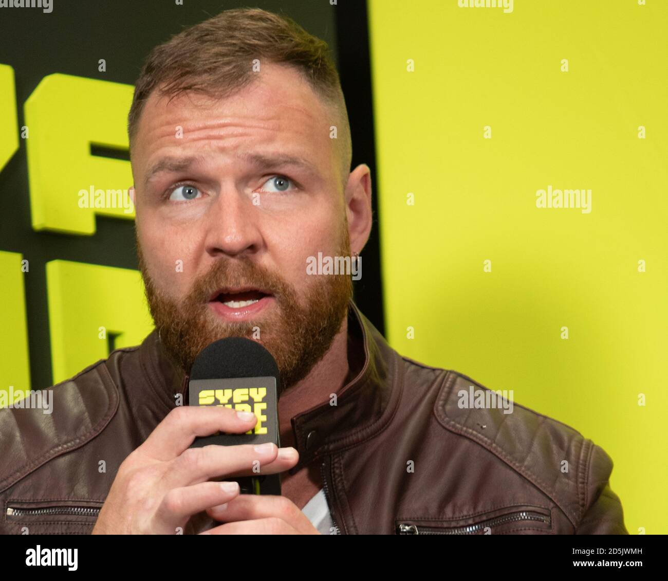 The Wrestlers of AEW show up at NY Comic- Con in 2019 Stock Photo - Alamy