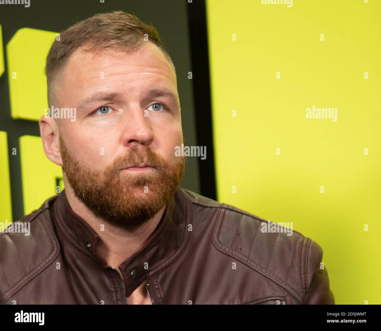 Jon Moxley of AEW shows up at NY Comic- Con in 2019 Stock Photo - Alamy