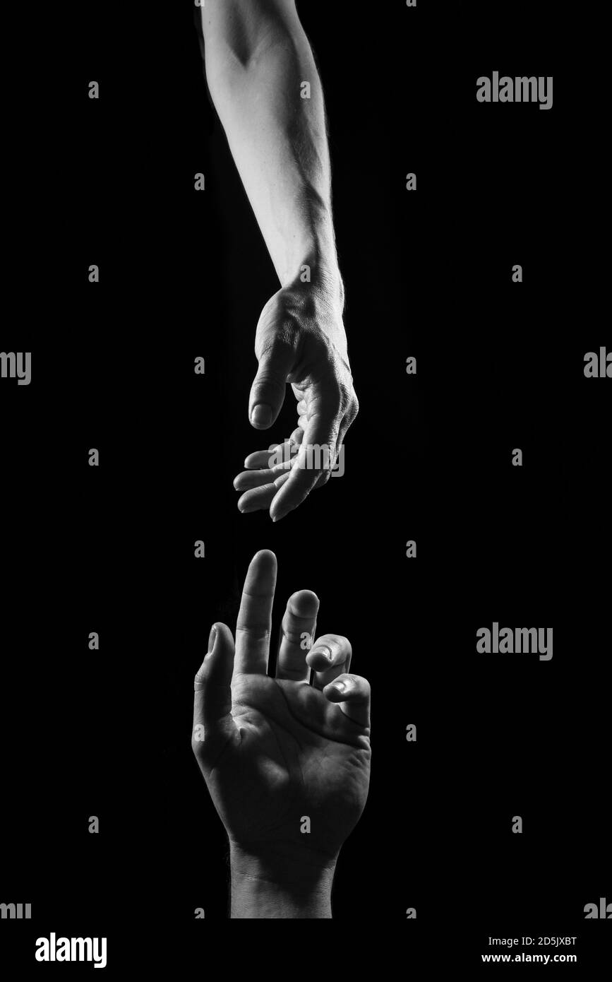 Close up two female Black and White Stock Photos & Images - Alamy