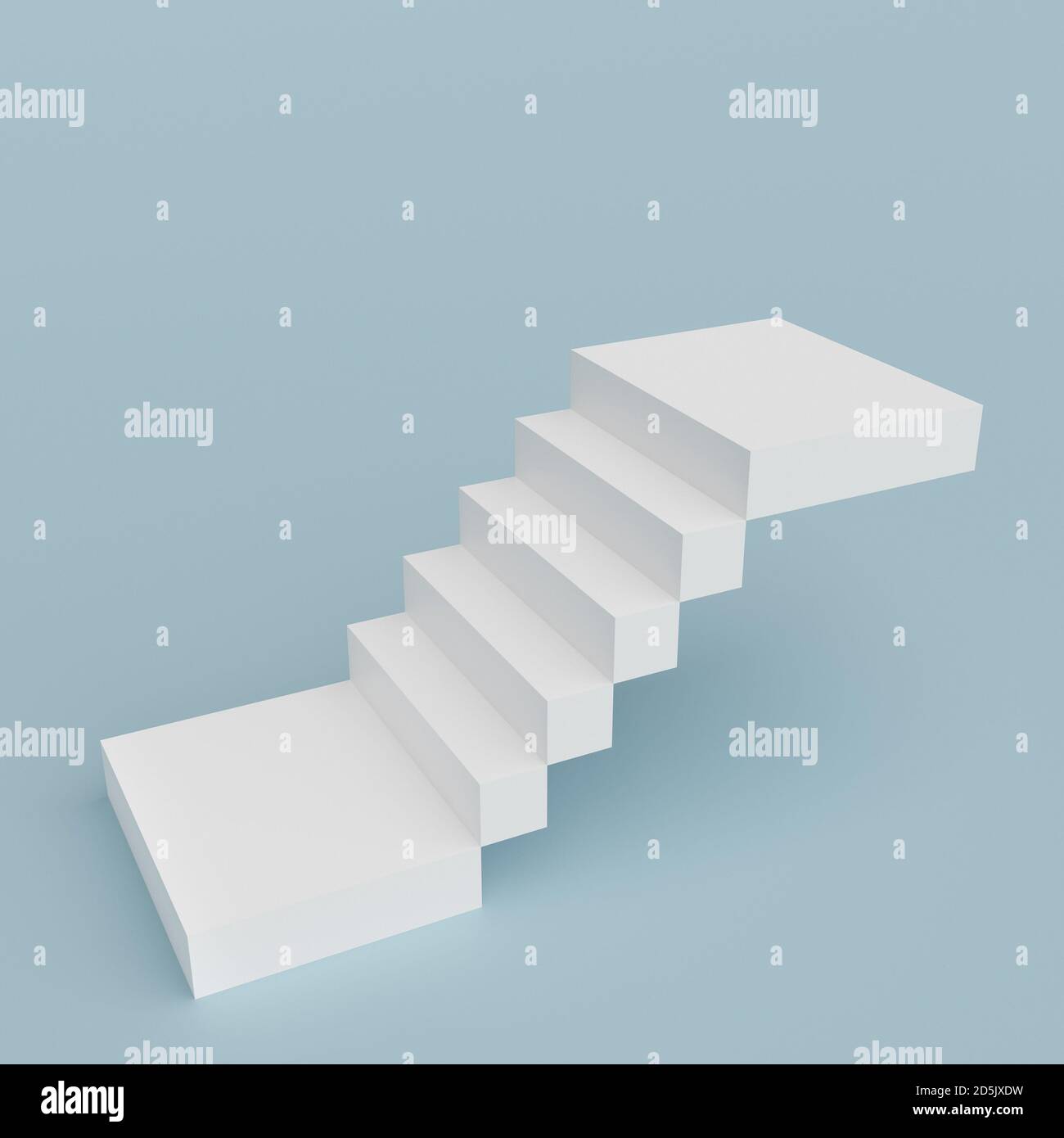 Abstract staircase. Stairs with steps, business concept. 3d rendering ...