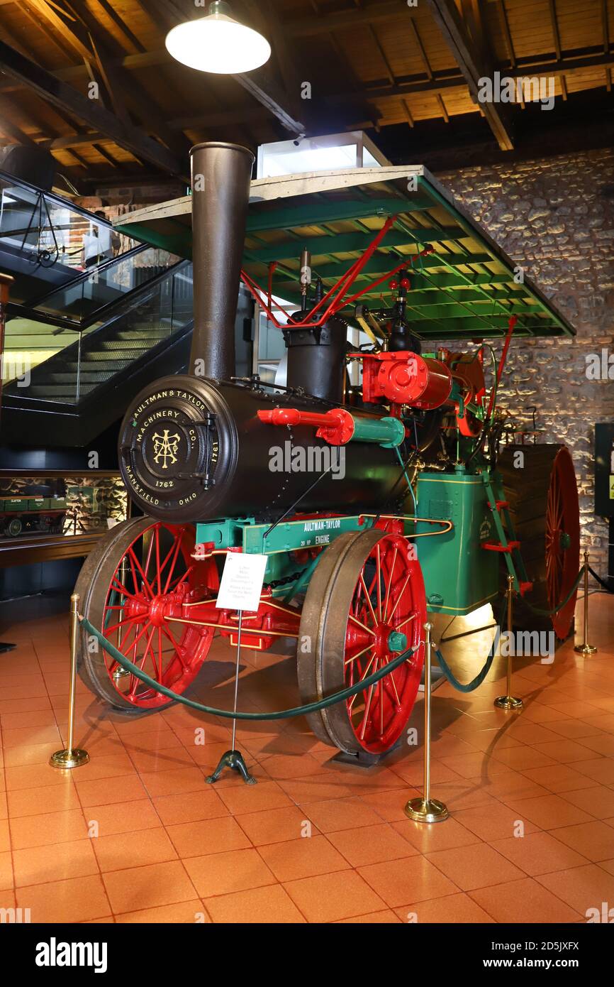 ISTANBUL, TURKEY - SEPTEMBER 20, 2020: 1910 Aultman Taylor Steam ...