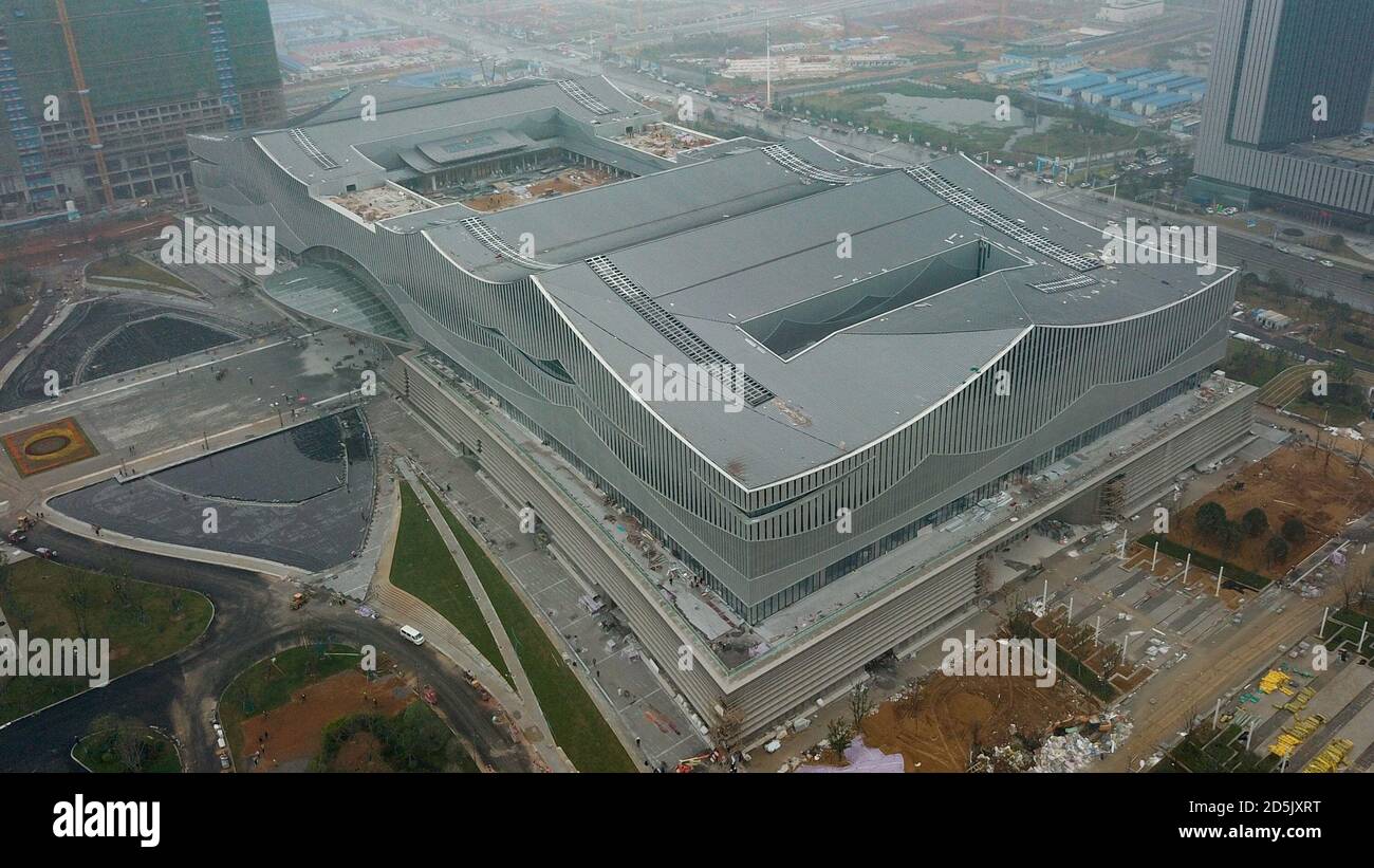 Changsha. 14th Oct, 2020. Aerial photo taken on Oct. 14, 2020 shows the ...