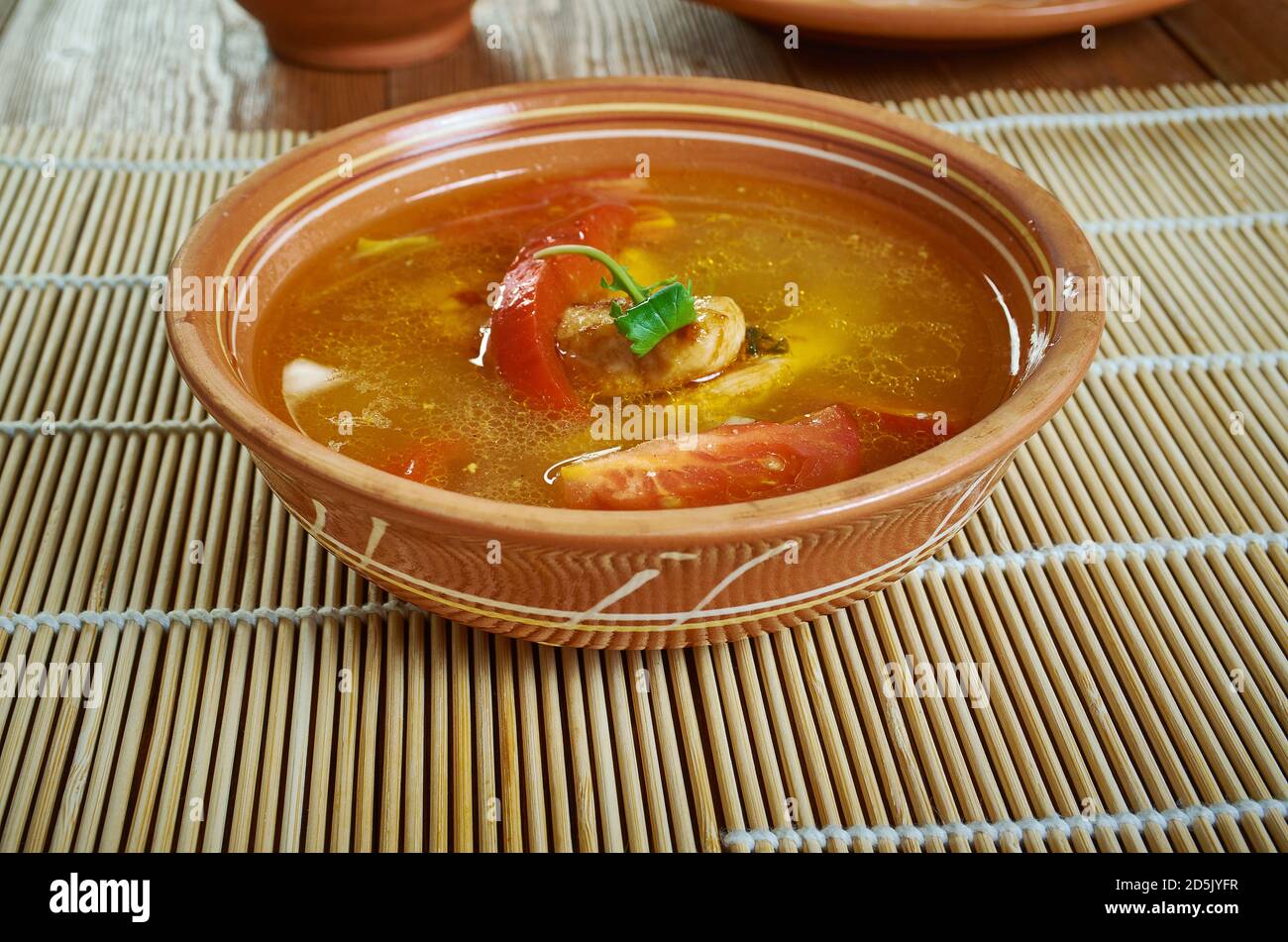Jasha maroo - traditional diced chicken Bhutanese dish Stock Photo - Alamy