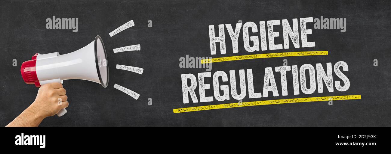 Hygiene regulations hi-res stock photography and images - Alamy