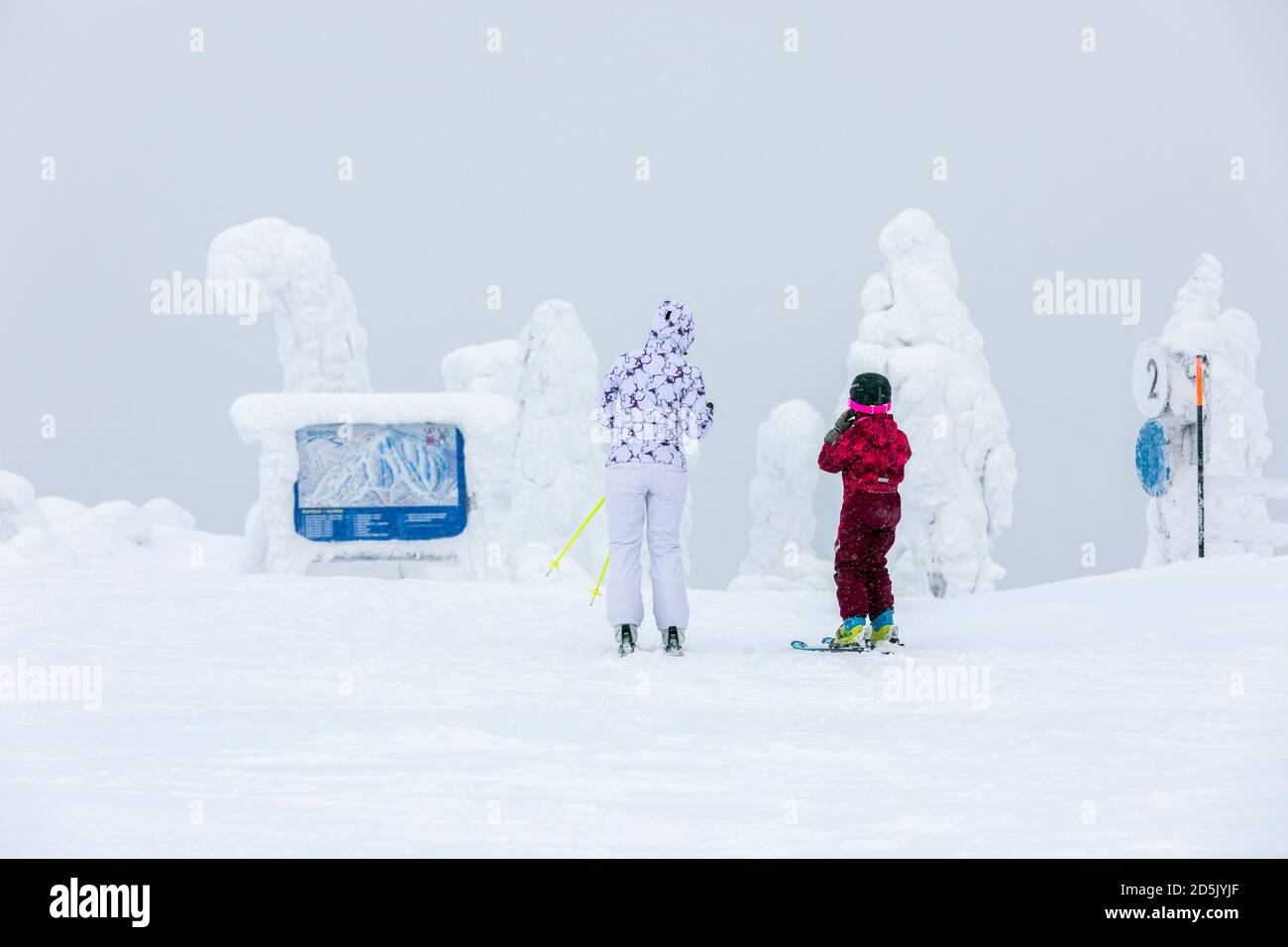 Syote; Skiing; Finland Stock Photo - Alamy