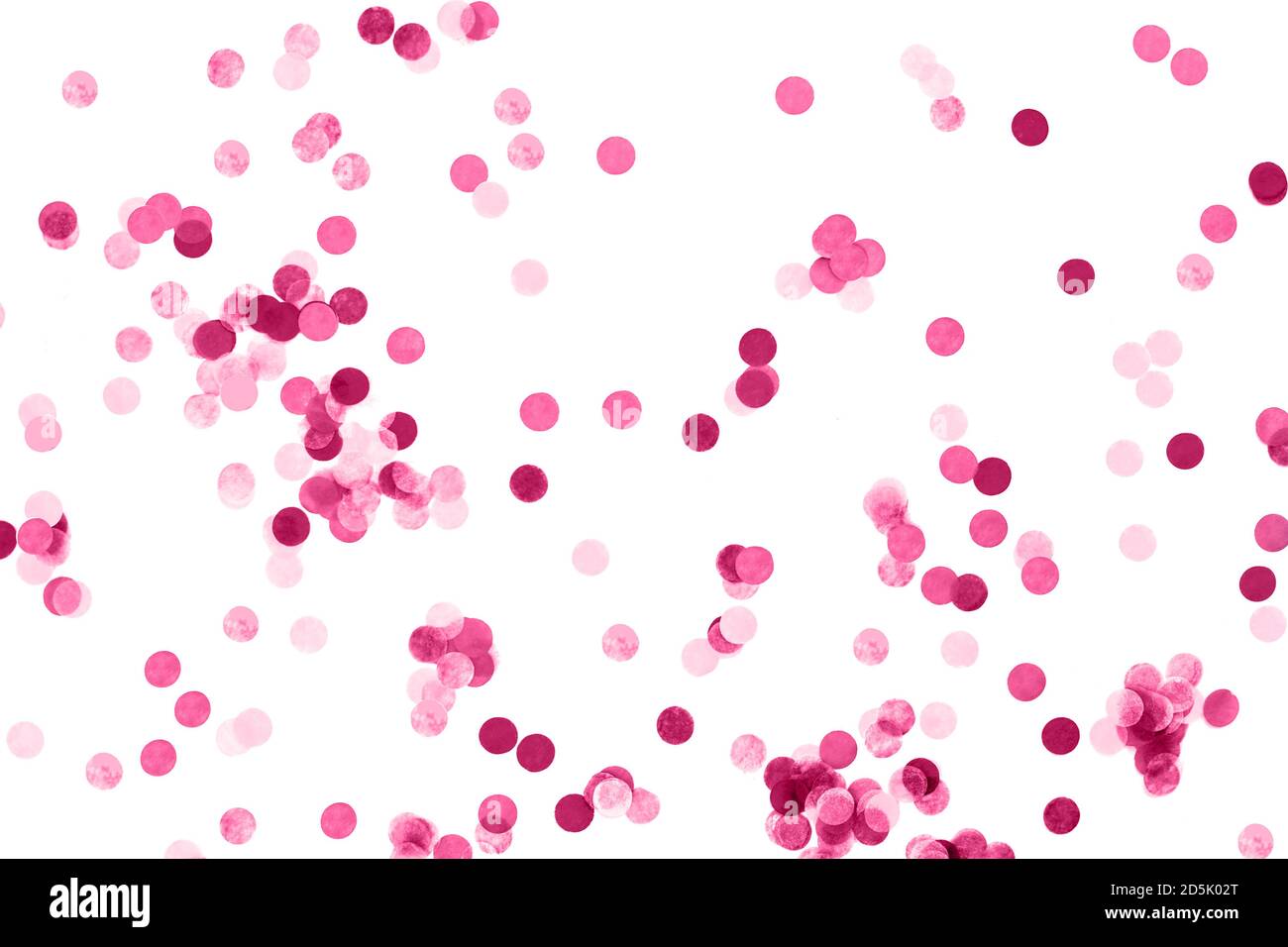 Bright red confetti isolated on white background Stock Photo - Alamy