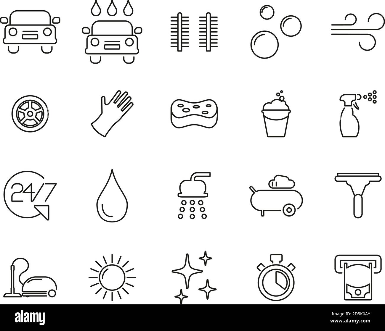 Car wash and detailing vector vectors hi-res stock photography and ...