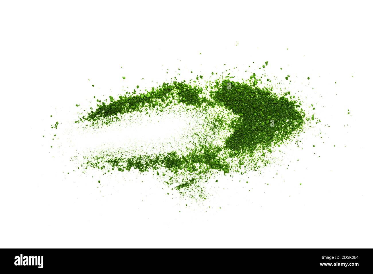 Green eye shadow isolated on white background Stock Photo - Alamy