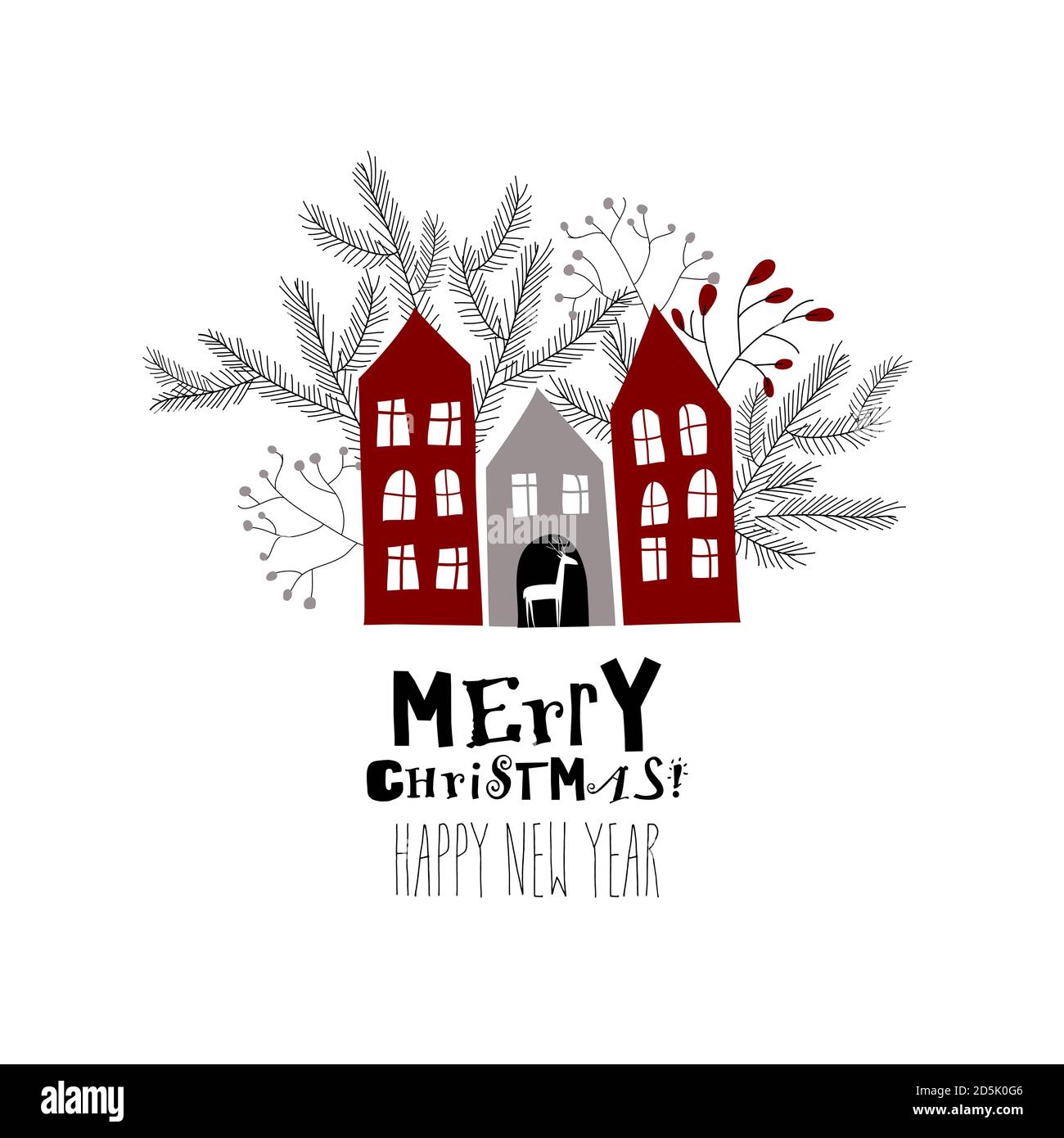 Red berry branches Cut Out Stock Images & Pictures - Alamy