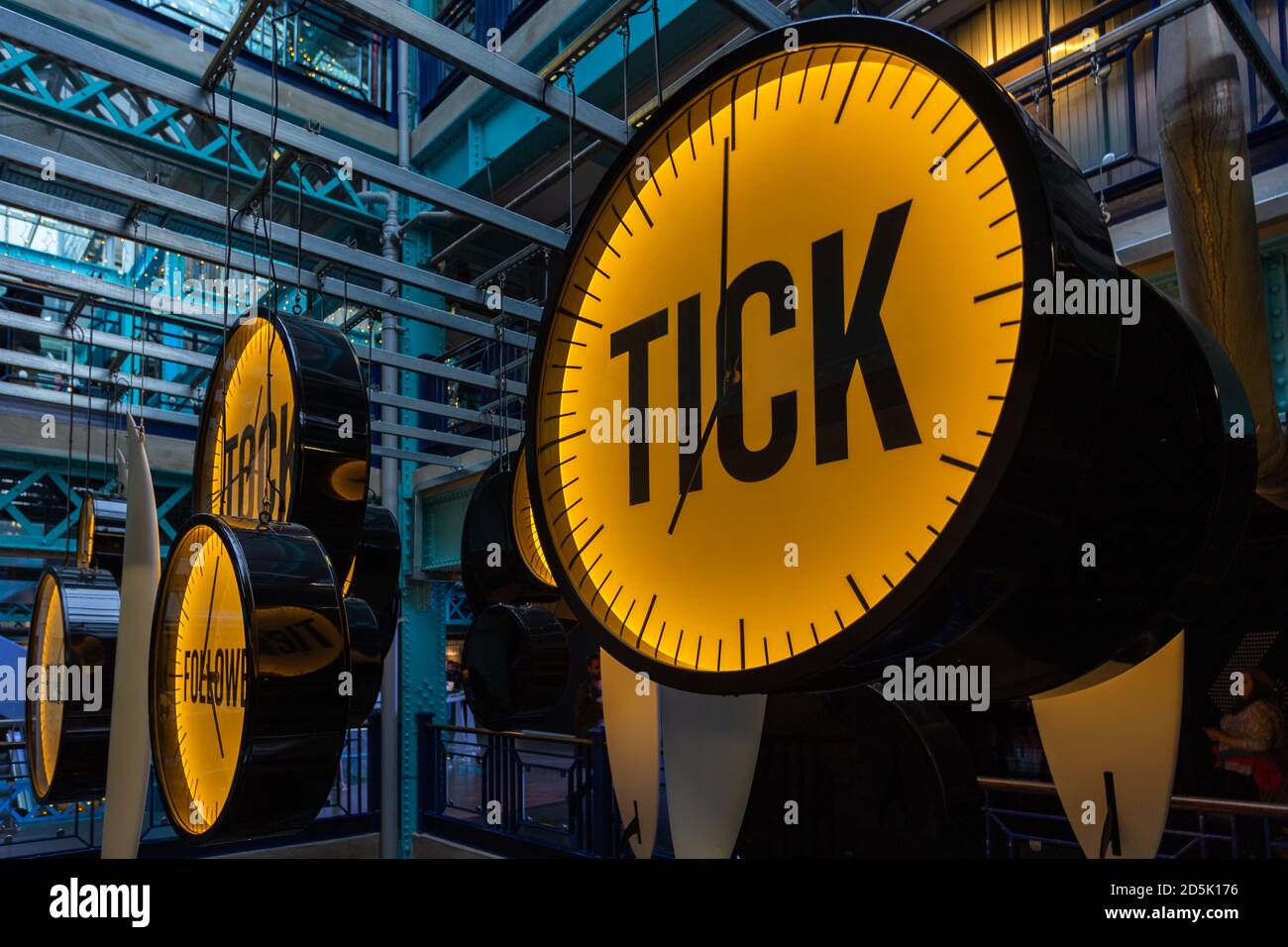 Dublin, Ireland - 09 November 2015: Interior of Guinness store in ...
