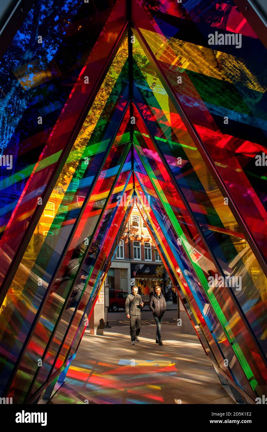 British Artist Liz West shows her bright and colourful kaleidoscope ...