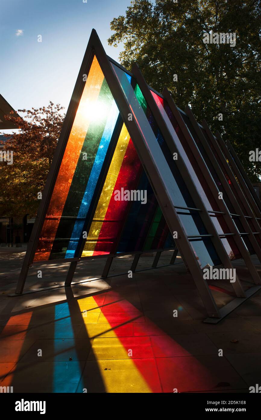 British Artist Liz West shows her bright and colourful kaleidoscope ...