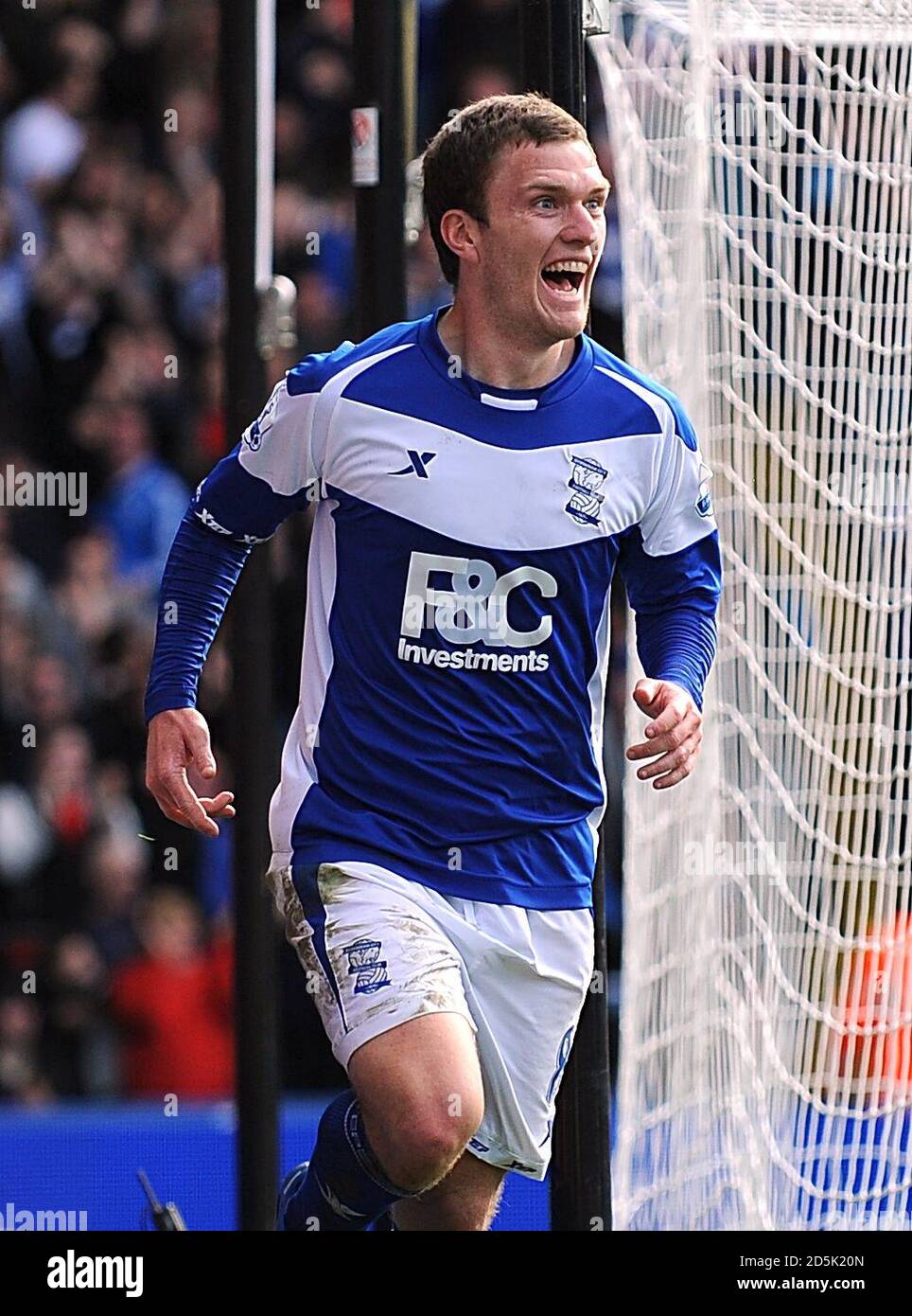 Birmingham City's Craig Gardner celebrates scoring his sides second ...
