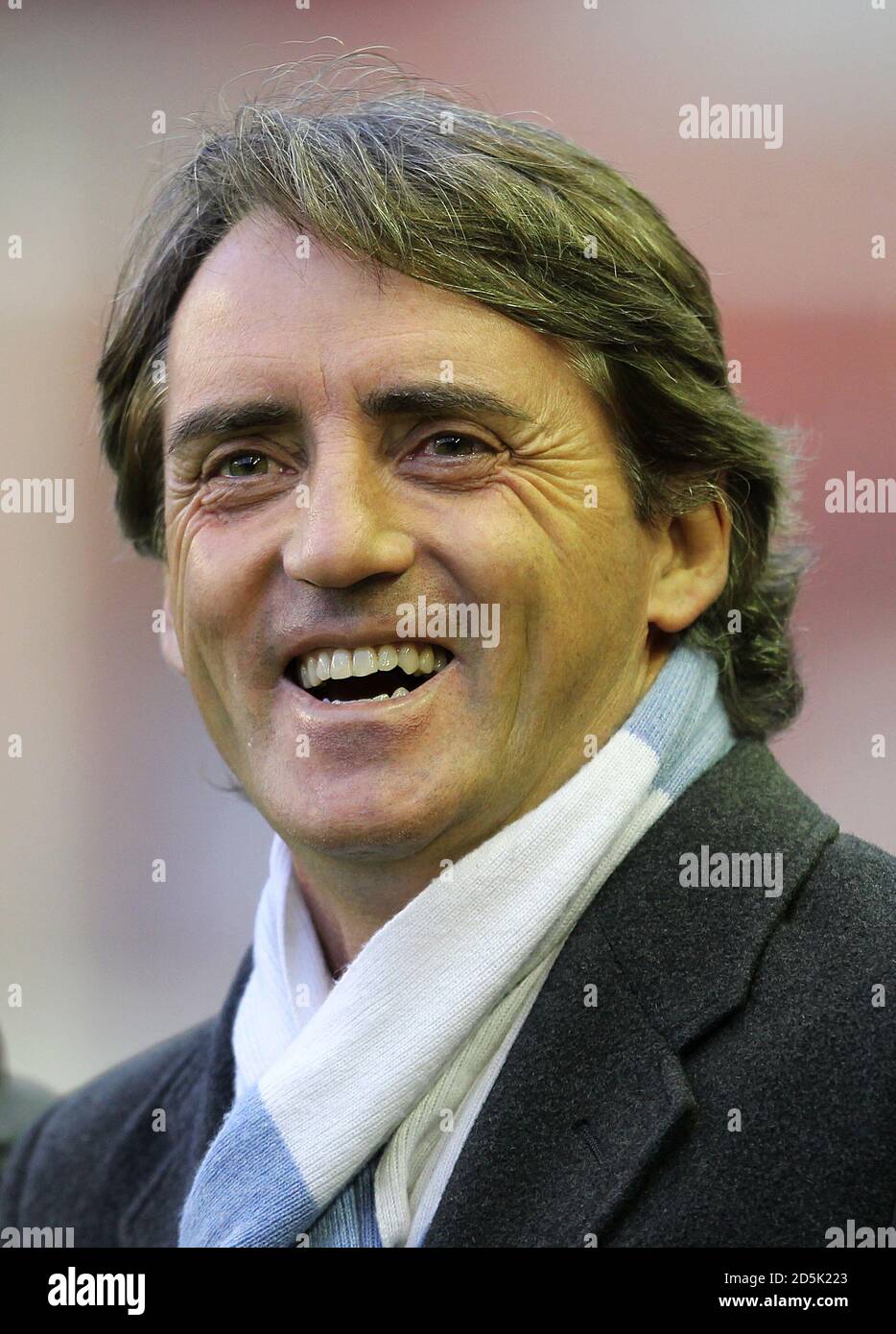 Manchester City manager Roberto Mancini Stock Photo - Alamy