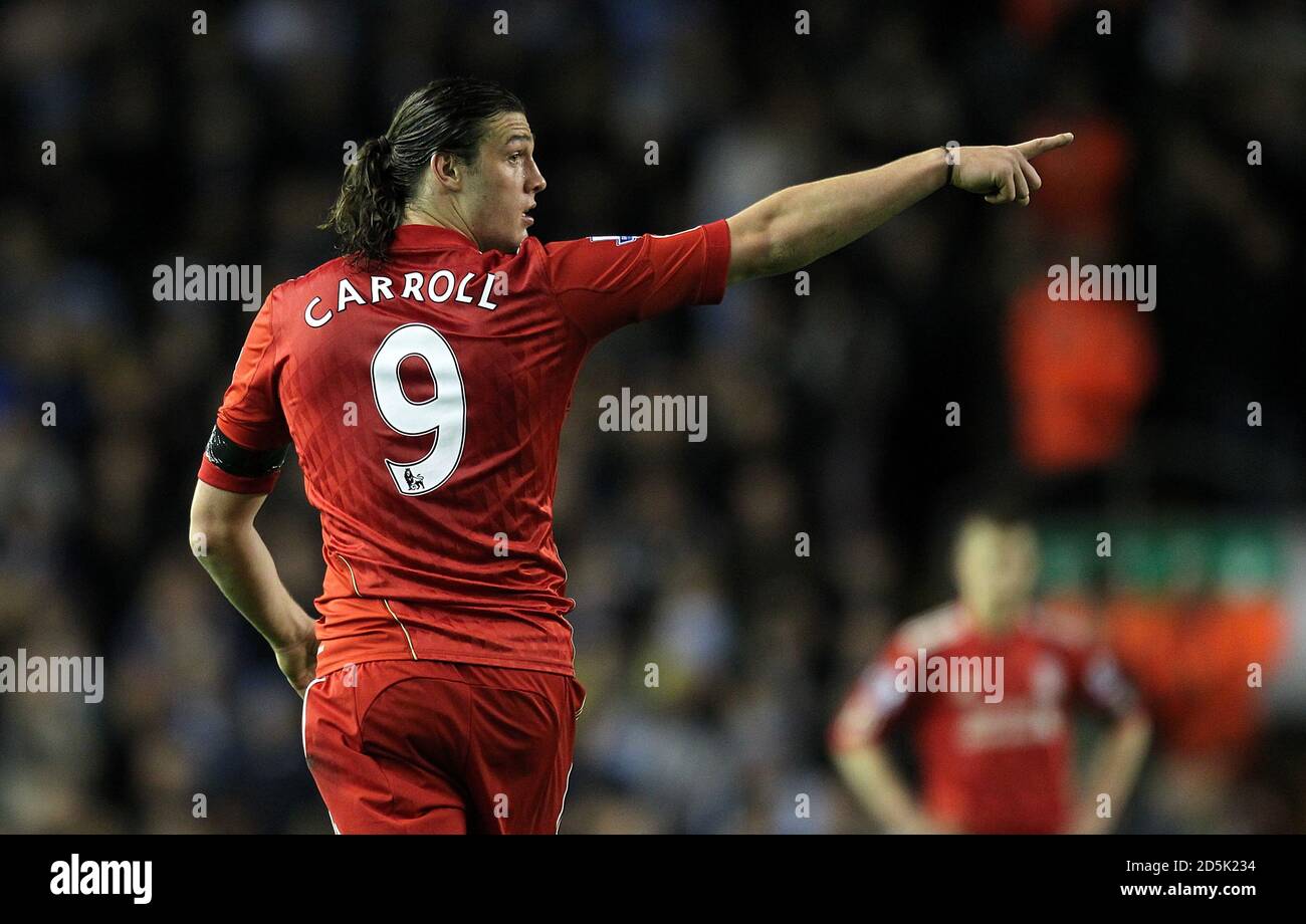 Liverpool's Andy Carroll Stock Photo - Alamy
