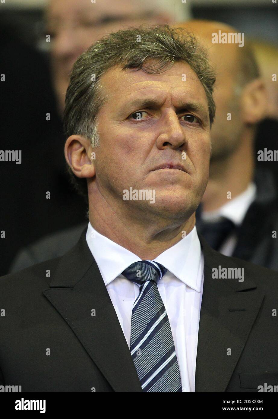 Manchester city executive chairman garry cook in the stands hi-res ...