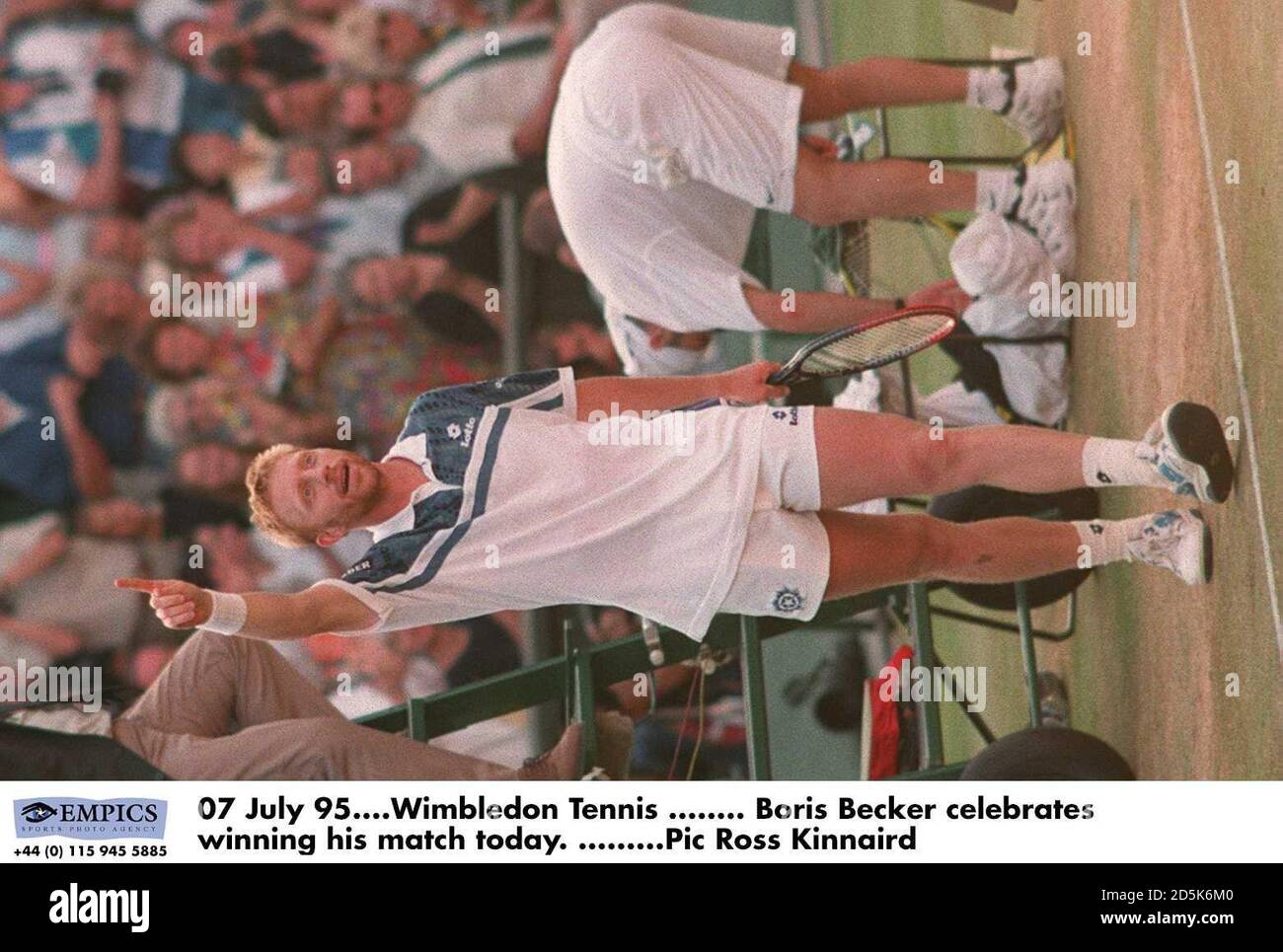 Boris becker winning wimbledon hi-res stock photography and images - Alamy