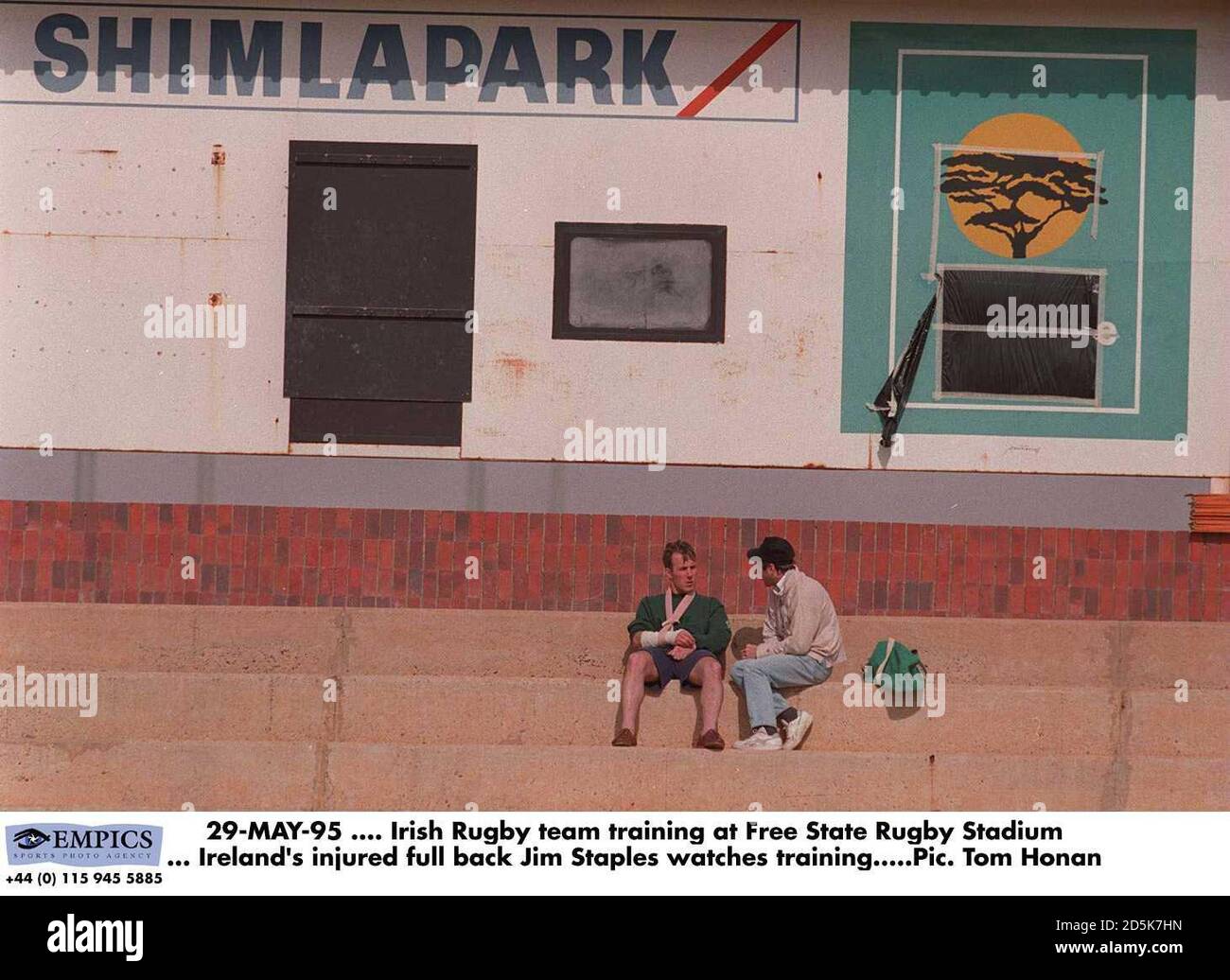 29-MAY-95 .... Irish Rugby team training at Free State Rugby Stadium ...