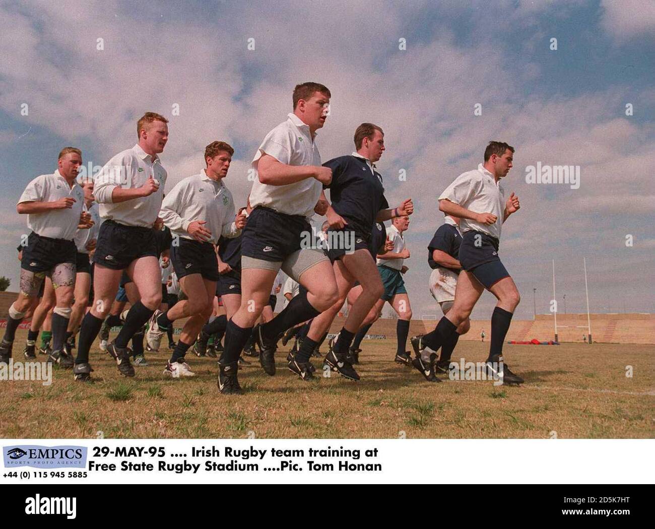29-MAY-95 .... Irish Rugby team training at Free State Rugby Stadium ...