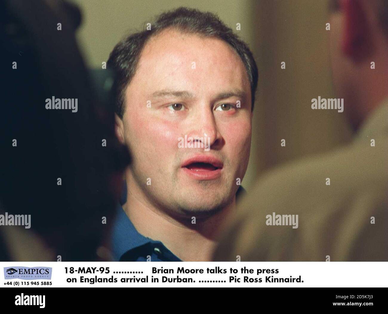 18-MAY-95 ........... Brian Moore talks to the press on Englands ...