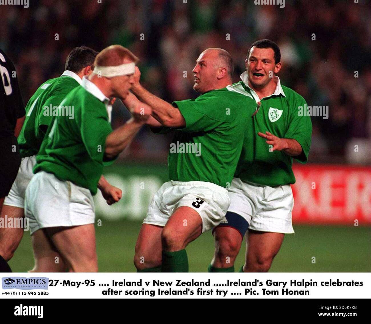 27-May-95 .... Ireland v New Zealand .....Ireland's Gary Halpin ...